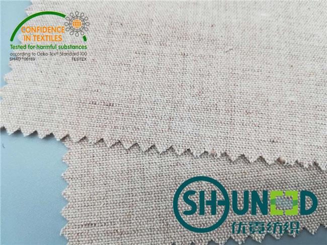 Chest Canvas Horse Hair Interlining With Good Elasticity Woven Technology