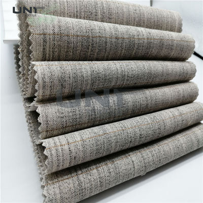 Eco Friendly Shrink Resistant Woven Hair Interlining For Jackets