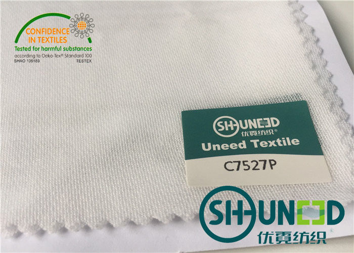 100% Polyester Circular Knit Bonded Fusible Interlining And Interfacing ...