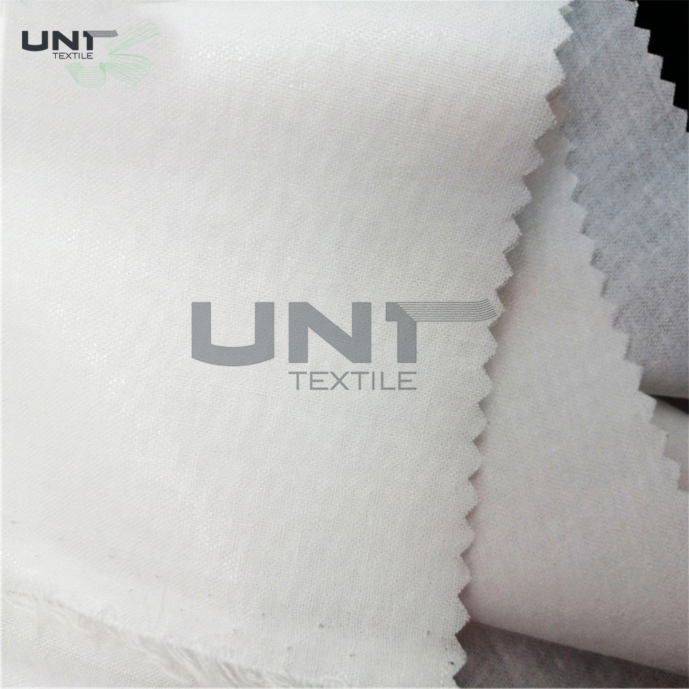 100% Cotton Shirt Collar Interlining Garment Woven Fusible Lining