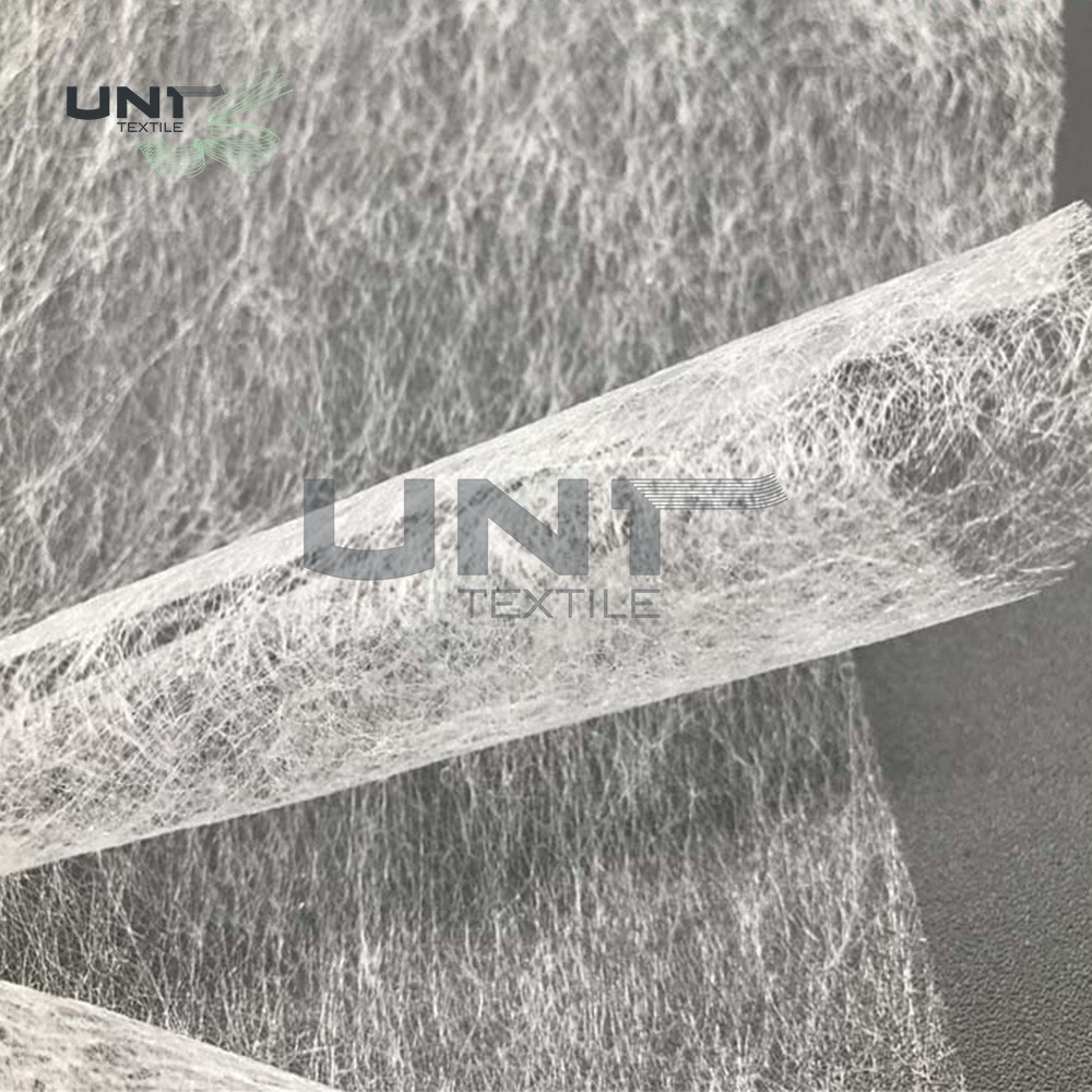 Good Bondstrength Non Woven Web Fusible Interfacing CO - PA Eco Friendly