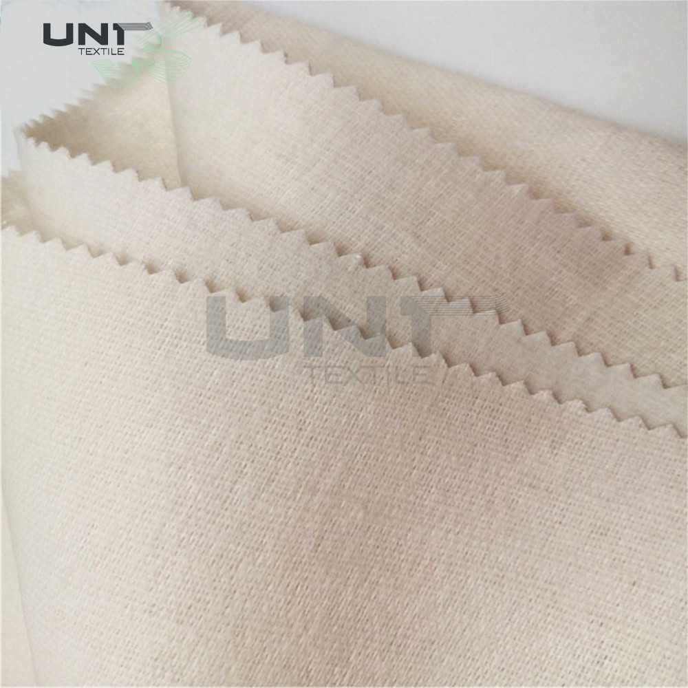 Polyester Tie Interlining Dyed Woven Fabric Double Side Brushed For Men ...