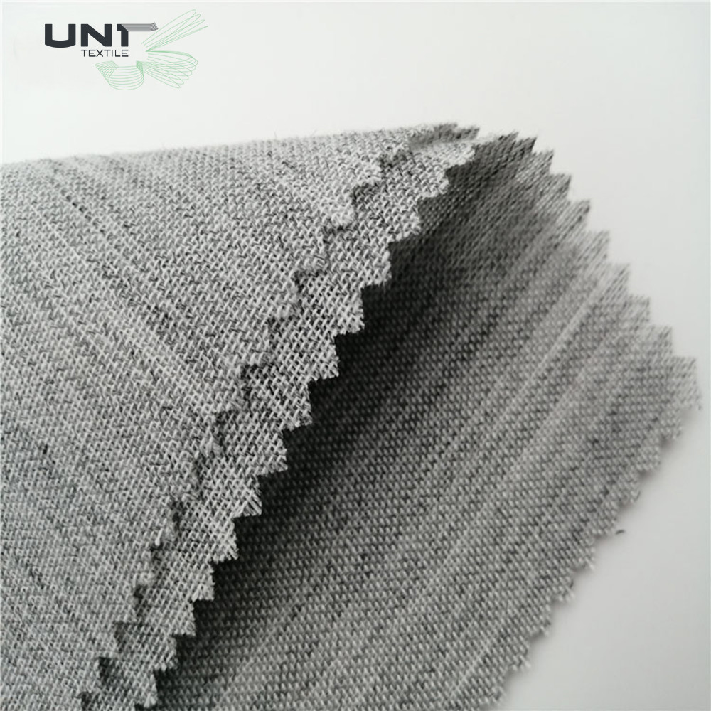 Natural Color Smooth Lightweight Horse Hair Canvas Interlining For Men ...