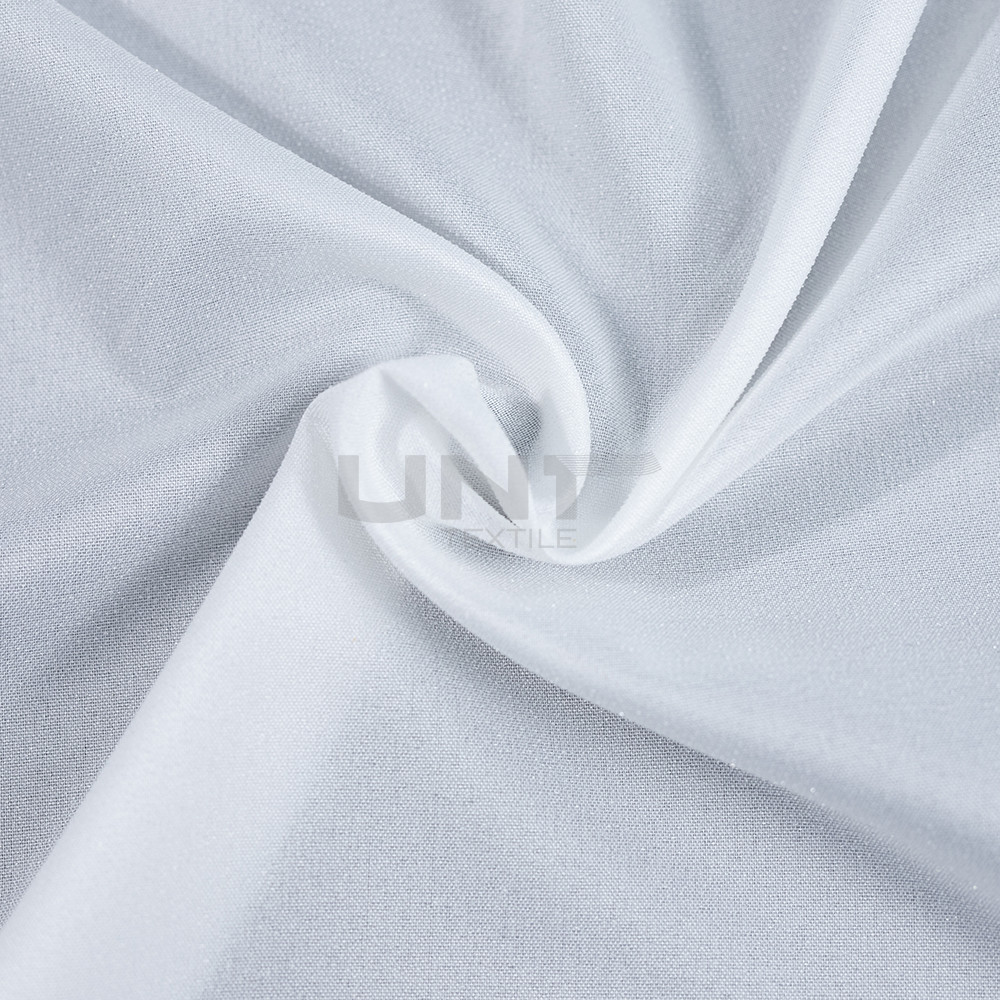 Versatile plain woven interlining for garment structure and shape ...