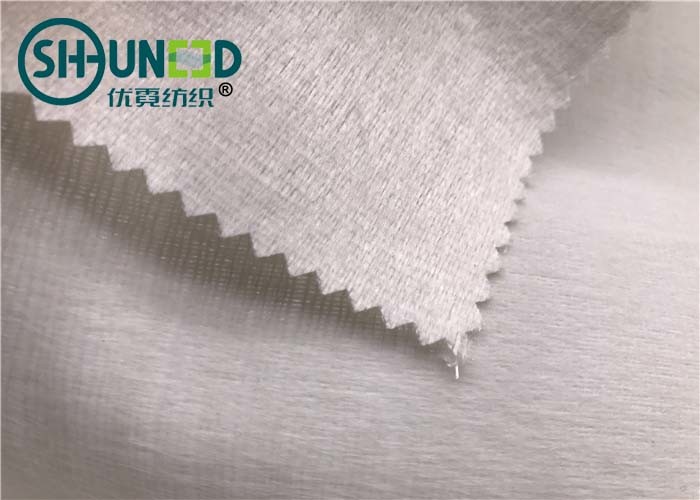 Wool Necktie Interlining Plain Weave / Polyester Interlining Fabric ...