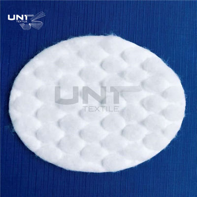 White Big Dots Absorbent Facial Round Cotton Pads 6 Cm Diameter For ...