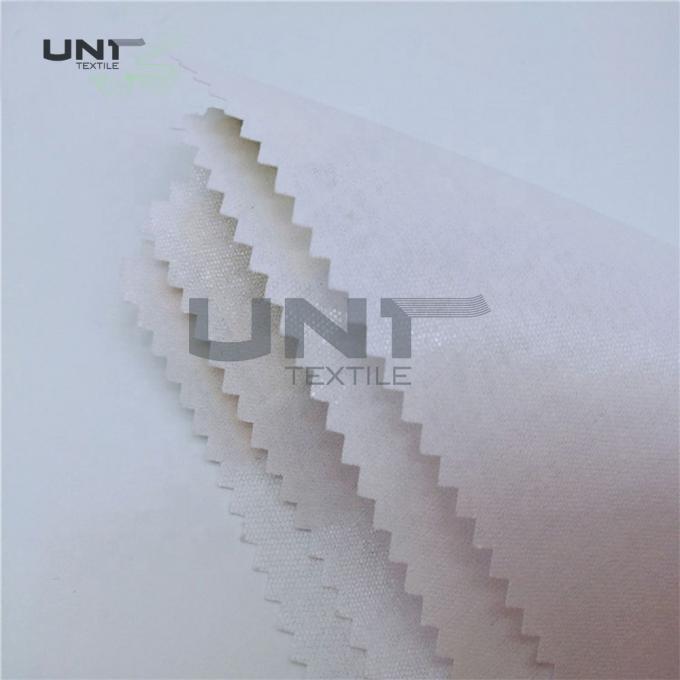 100% Polyester Plain Weave Woven Shirt Collar Interlining Fusing Fabric ...