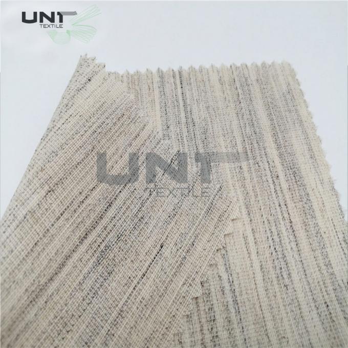Stiff Woven Hair Fusible Garment Interfacing For Men Suits