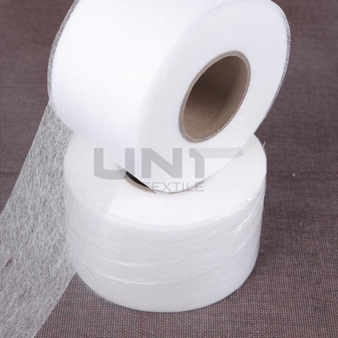 Clothing Hot Melt Fusible Web 100% Polyester Adhesive Interlining
