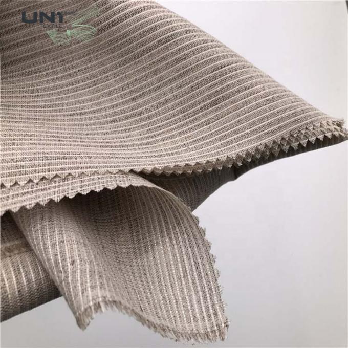 Soft Cotton Canvas Horse Hair Interlining For Suitbruckram Interlining